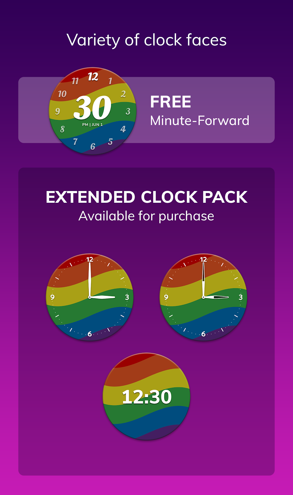 Pride Time - Watch Face for Wear OS สำหรับ Android - ดาวน์โหลด