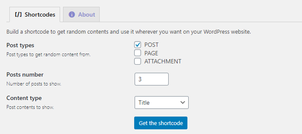 Random for WordPress - Download