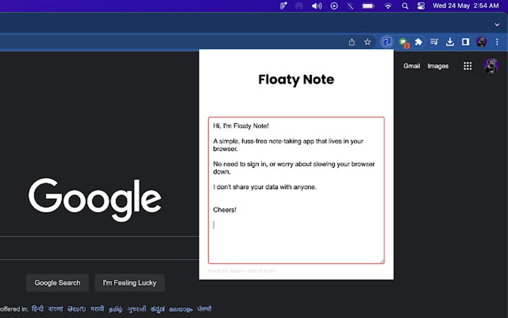 Floaty Note für Google Chrome - Erweiterung Download