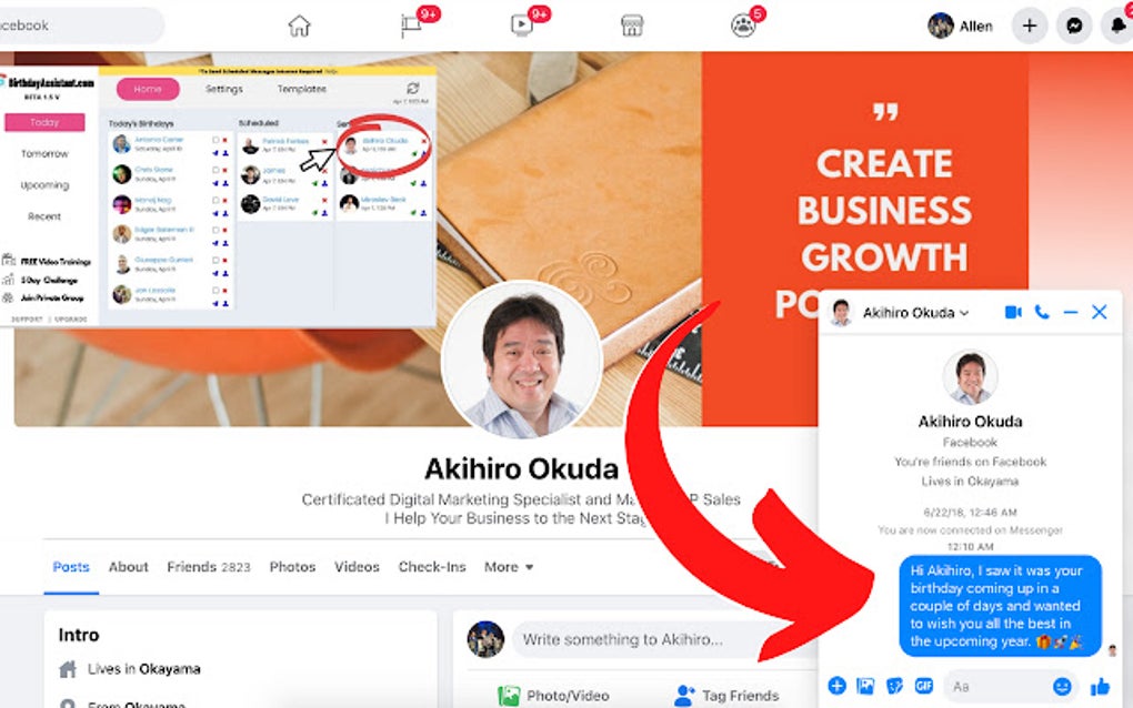 Birthday Assistant for Google Chrome - Extension Download