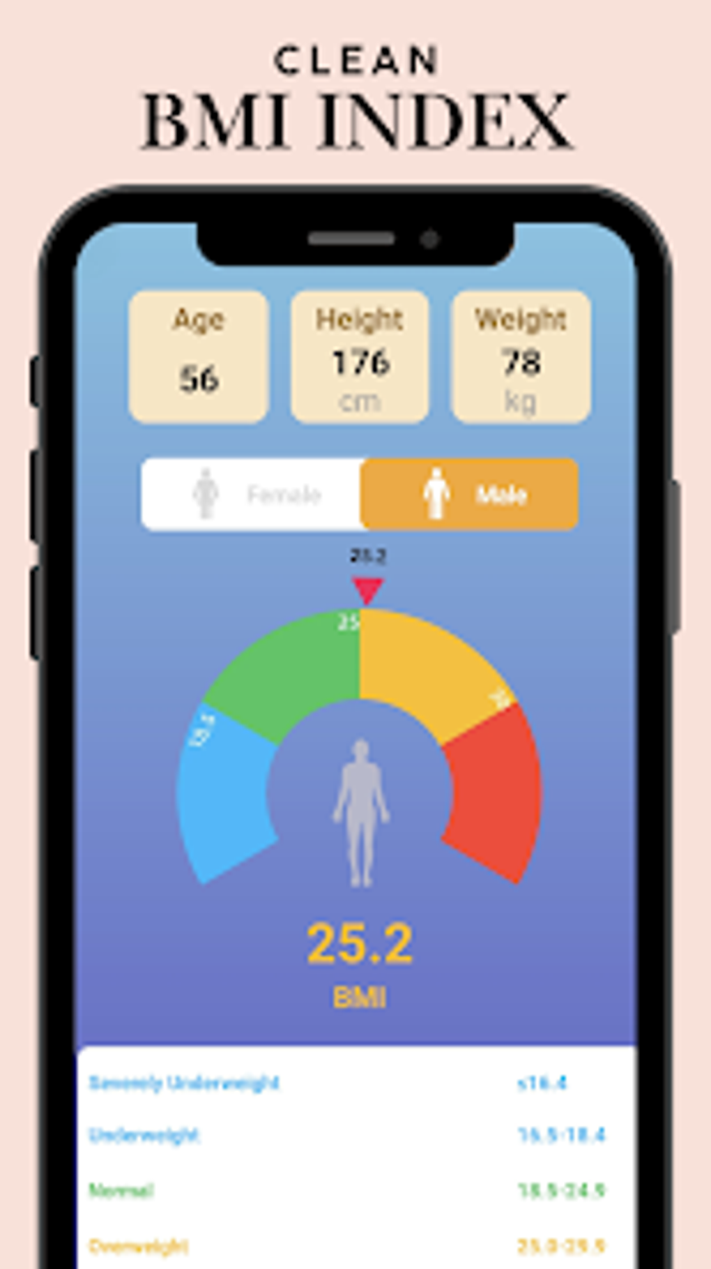 Health BMI Calculator para Android - Descargar