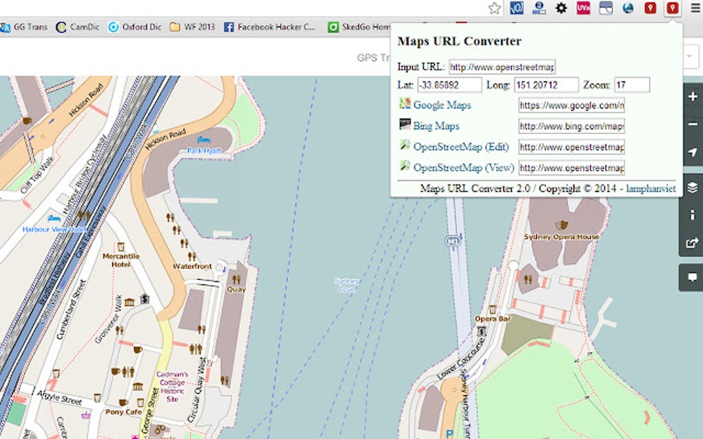 Maps URL Converter para Google Chrome - Extensión Descargar