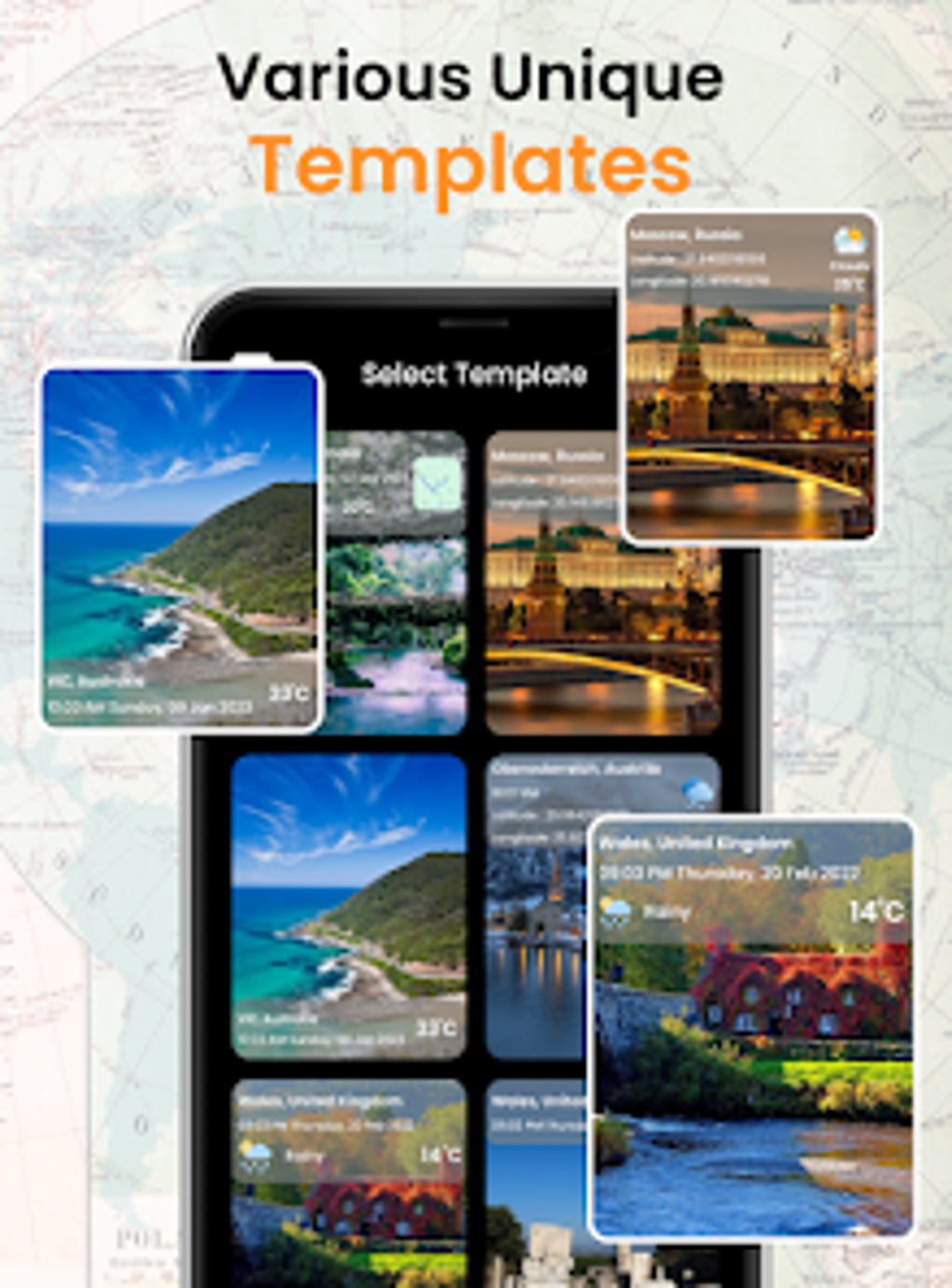 GPS Camera Photo Timestamp สำหรับ Android - ดาวน์โหลด