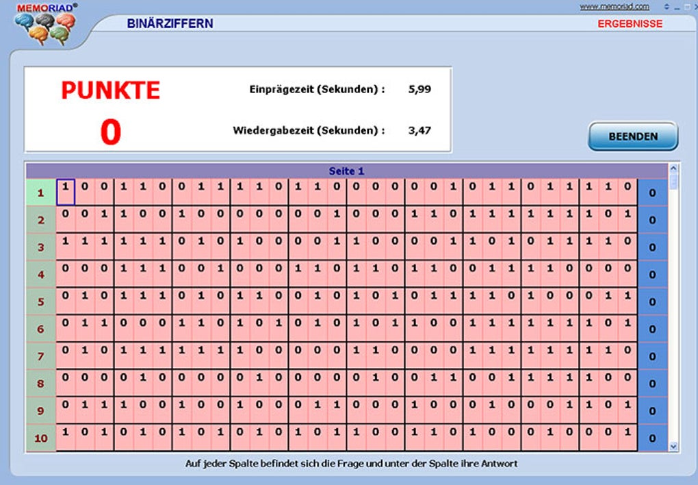 Memoriad Simulator - Download
