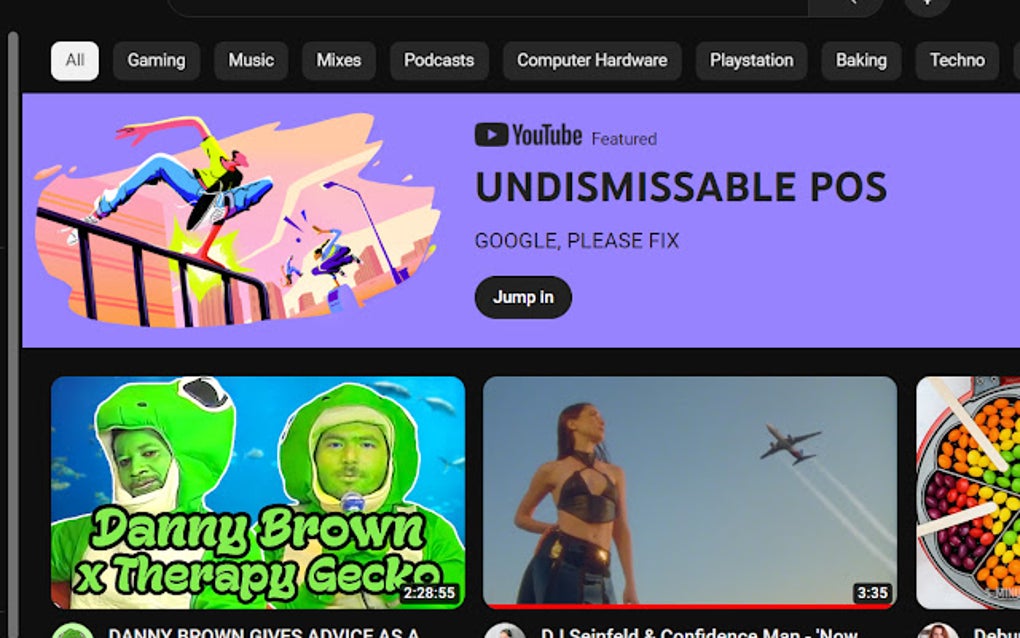 Bye bye YouTube Yoodles: Hide useless banners para Google Chrome ...