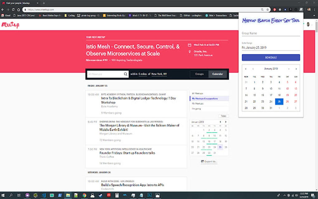 Meetup Batch-Event-Set Tool v2 for Google Chrome - Extension Download