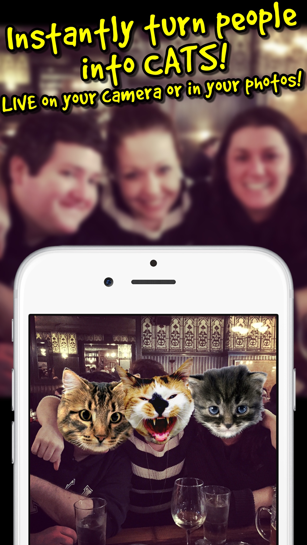 CATstagram Turn people into CATS instantly and more for iPhone - Download CATstagram Turn people into CATS instantly and more for iPhone - Download