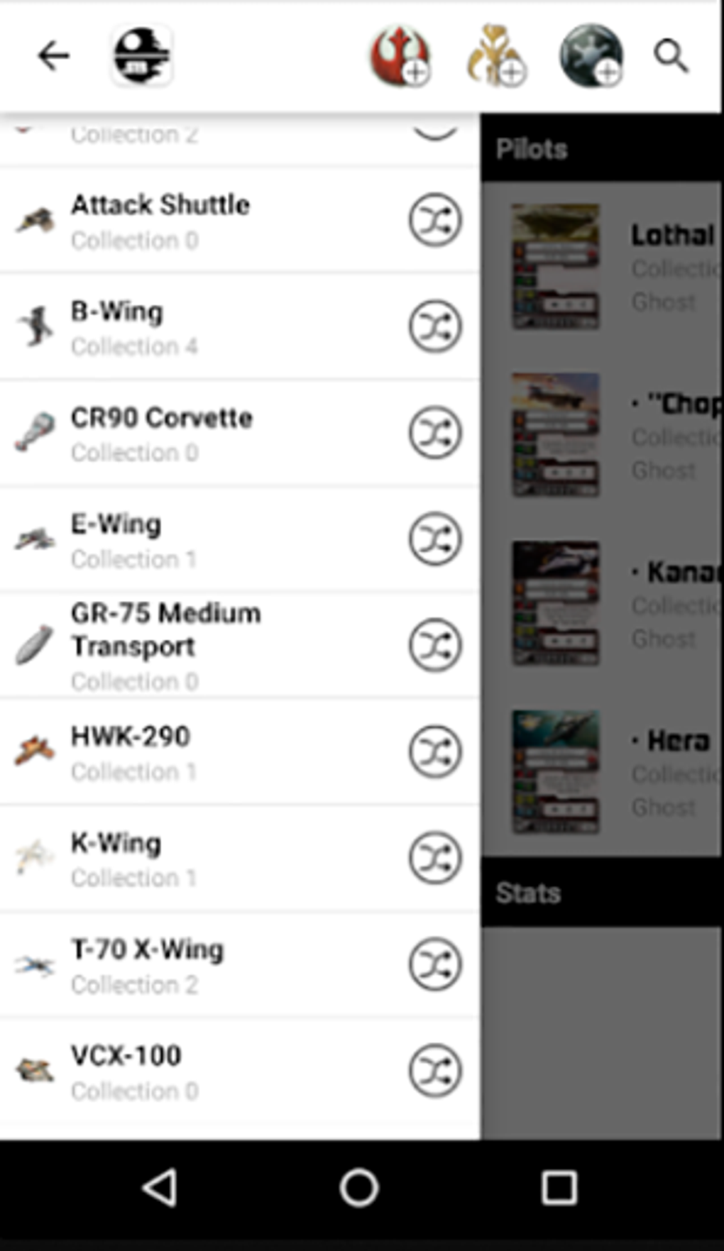 X-Wing Squadron Builder APK for Android - Download