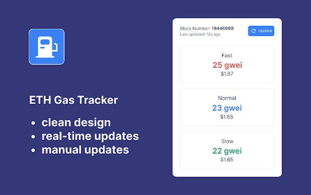 Eth Gas Tracker for Google Chrome - Extension Download