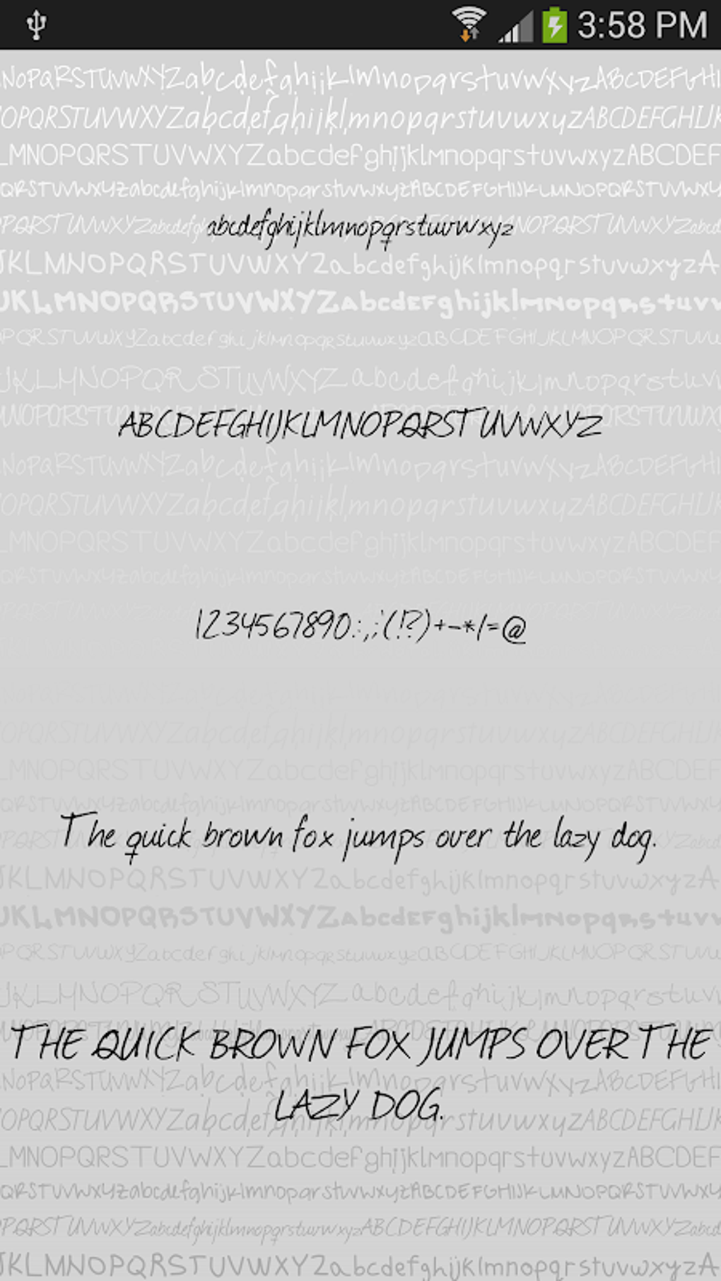 Handwritten Fonts for Android APK for Android - Download