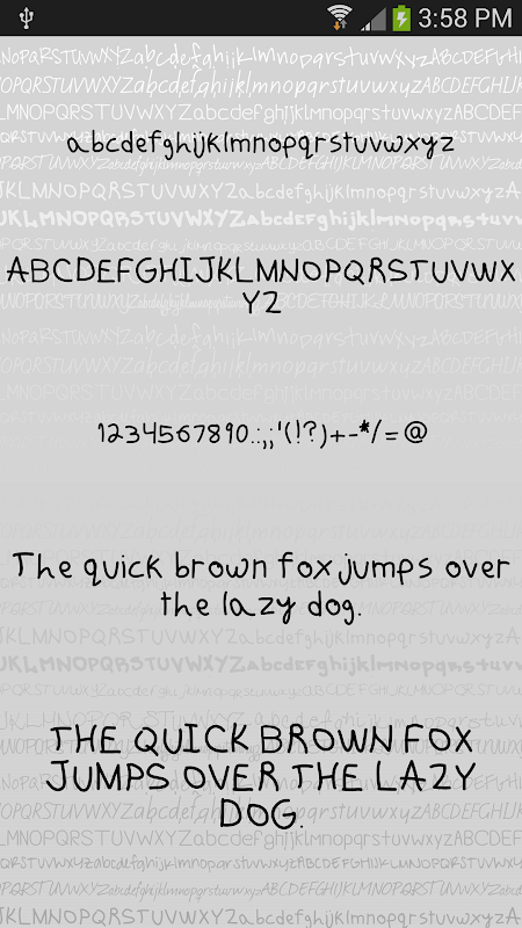 Handwritten Fonts For Android Apk For Android Download