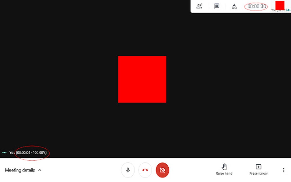 G-meet speaking time tracker. para Google Chrome - Extensión Descargar