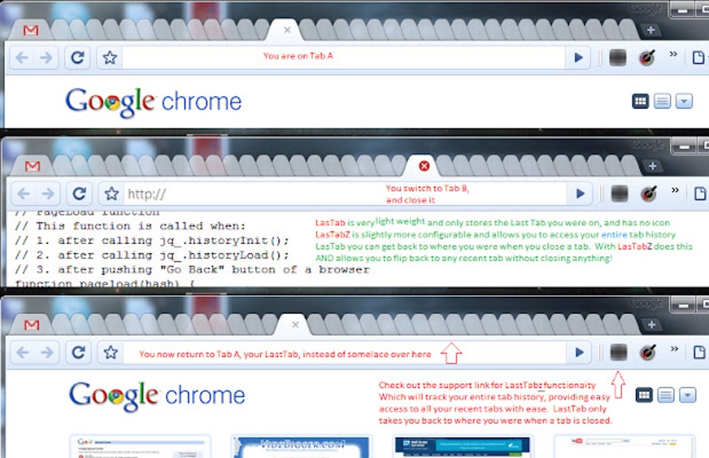 LASTab for Google Chrome - Extension Download