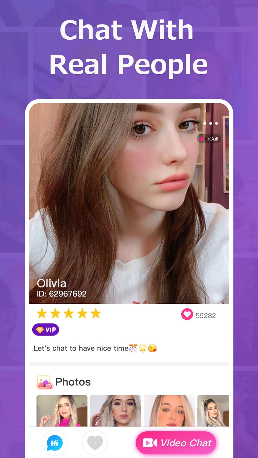 HiChat - video chat live broadcast for Android - Download