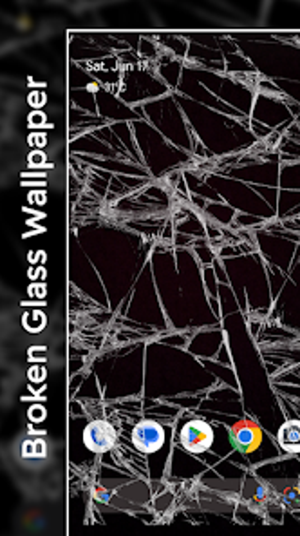 Android için Broken Screen Prank Wallpaper - İndir