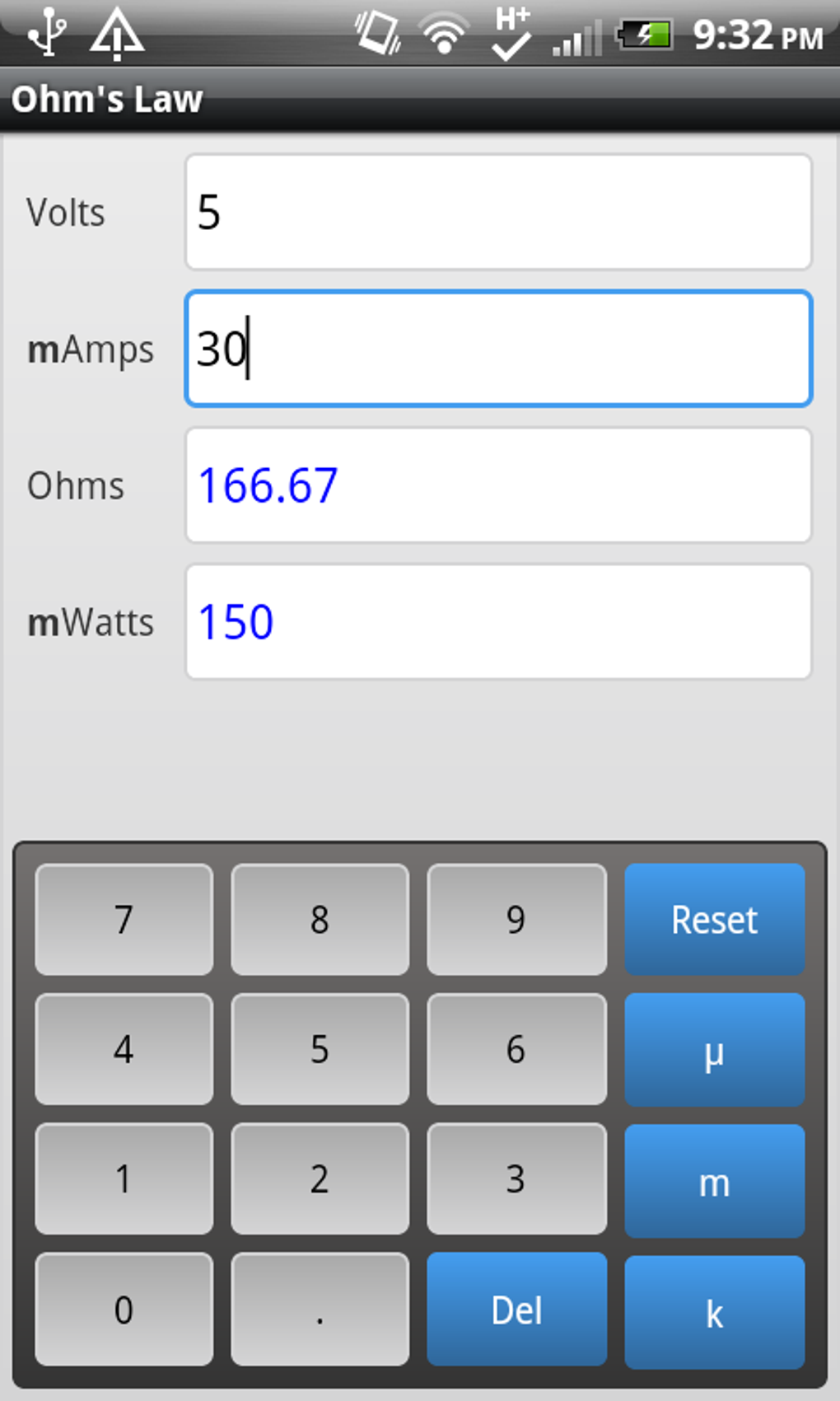 Ohm's Law Calculator APK para Android - Descargar Ohm's Law Calculator APK para Android - Descargar