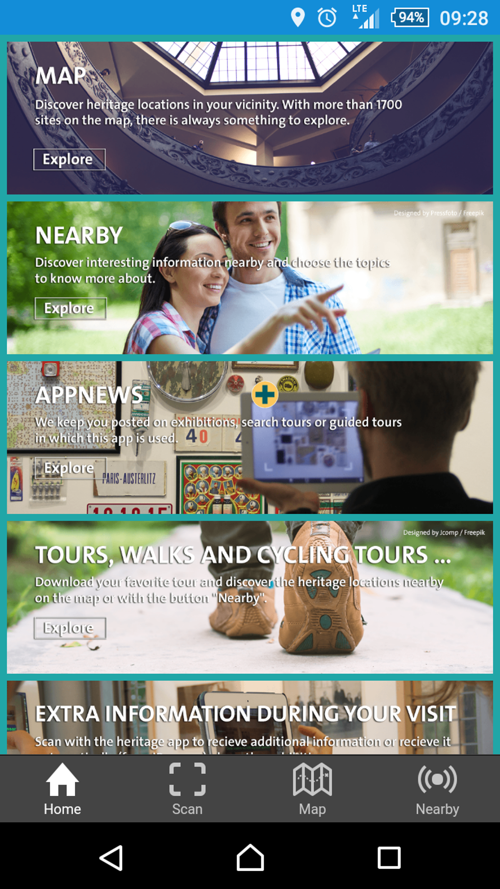 Heritage App para Android - Descargar