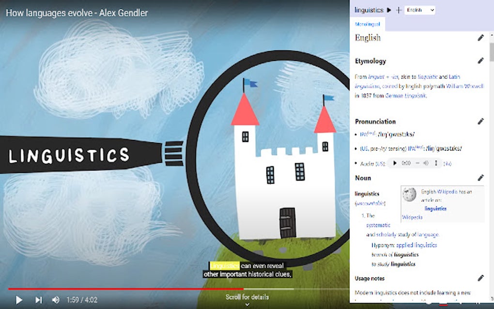Wooflang Extension para Google Chrome - Extensión Descargar