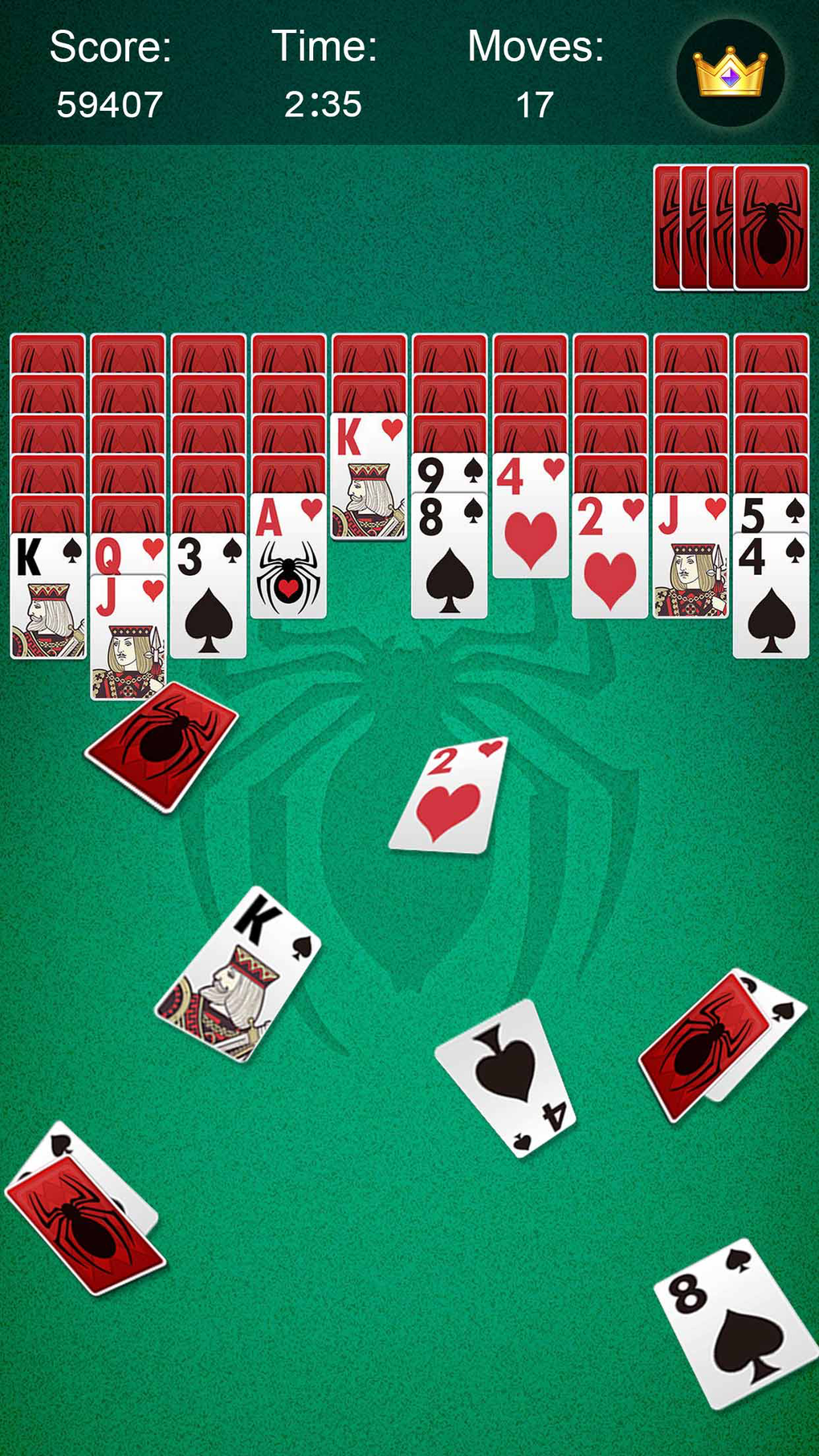 Spider Solitaire for iPhone - 無料・ダウンロード