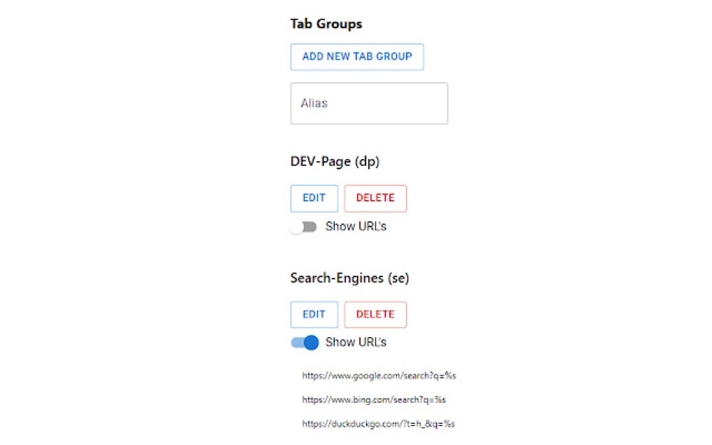 Taby: Tab-Group manager with parameters Google Chrome için - Eklenti İndir