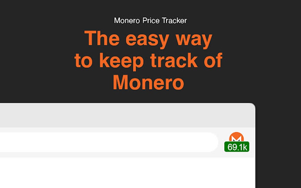 Monero Price Tracker for Google Chrome - Extension Download