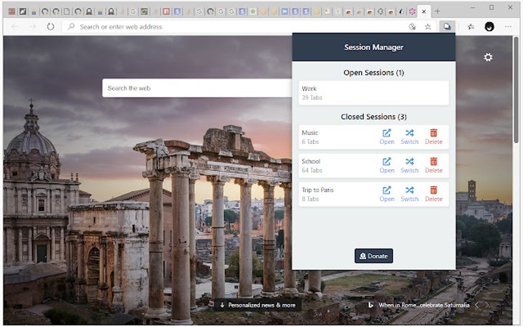 Session Manager para Google Chrome - Extensión Descargar