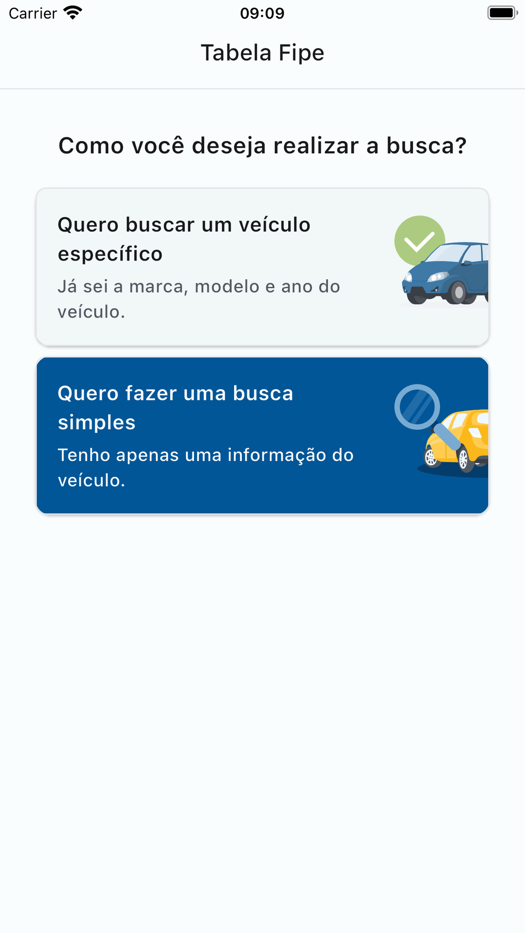 iPhone 용 Consulta placa e tabela FIPE - 다운로드