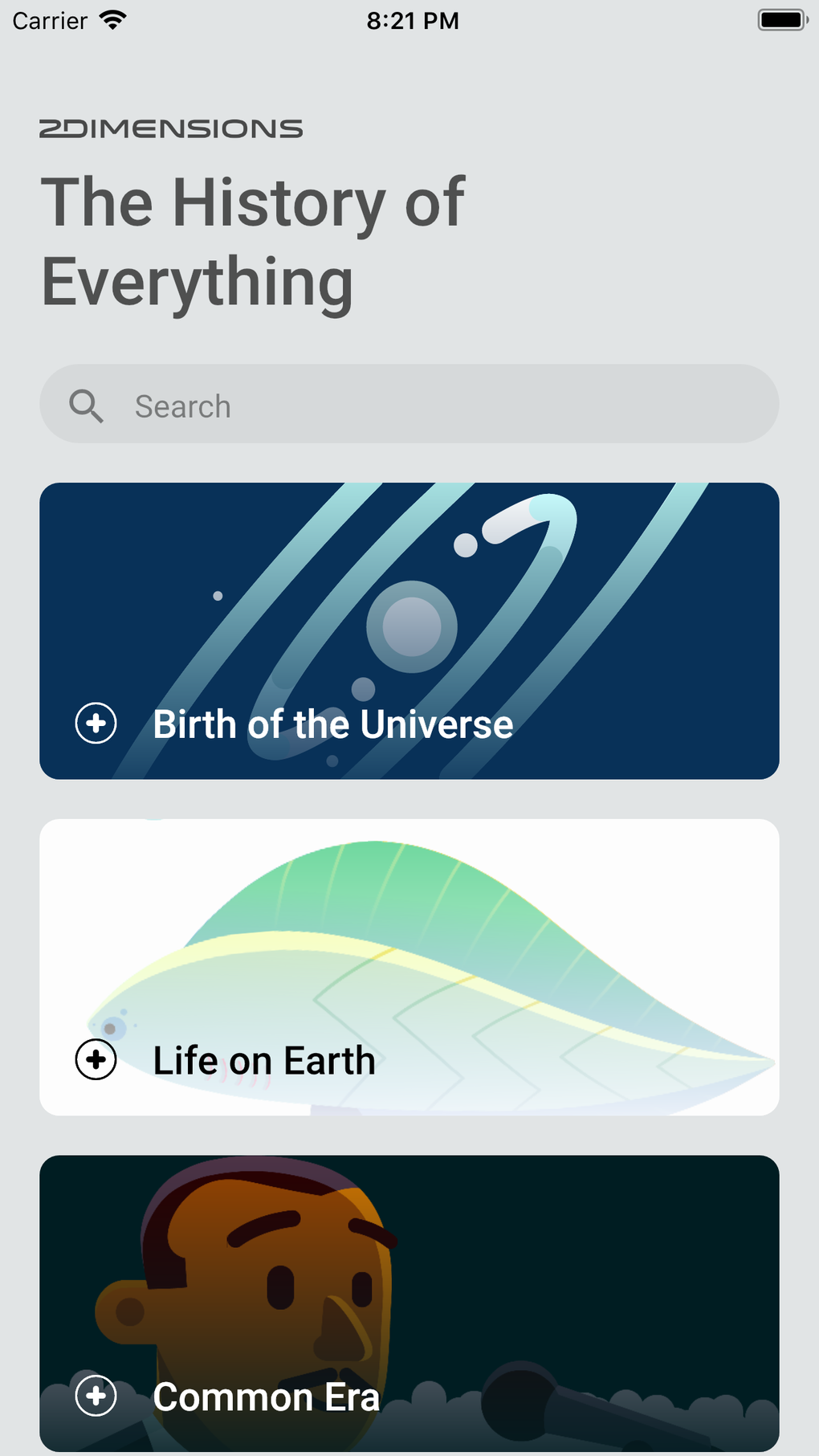 The History of Everything para iPhone - Descargar