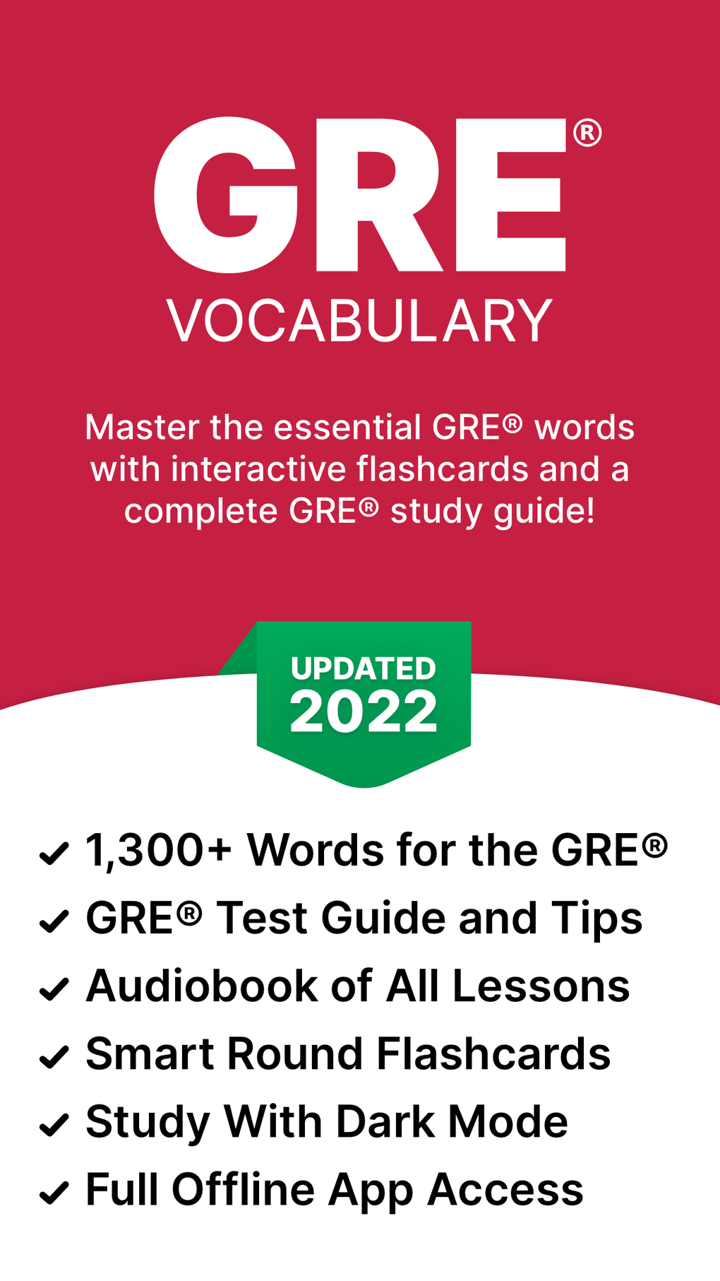 GRE Vocabulary Builder 2022 for iPhone - Download