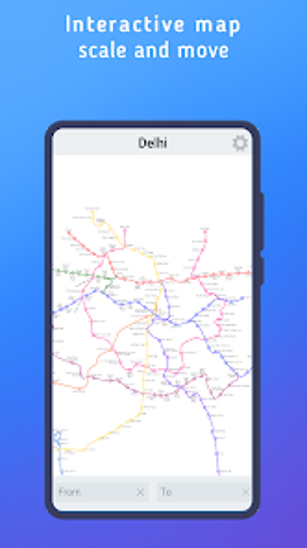 Delhi metro map สำหรับ Android - ดาวน์โหลด