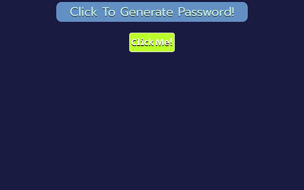 Password Generator para Google Chrome - Extensión Descargar