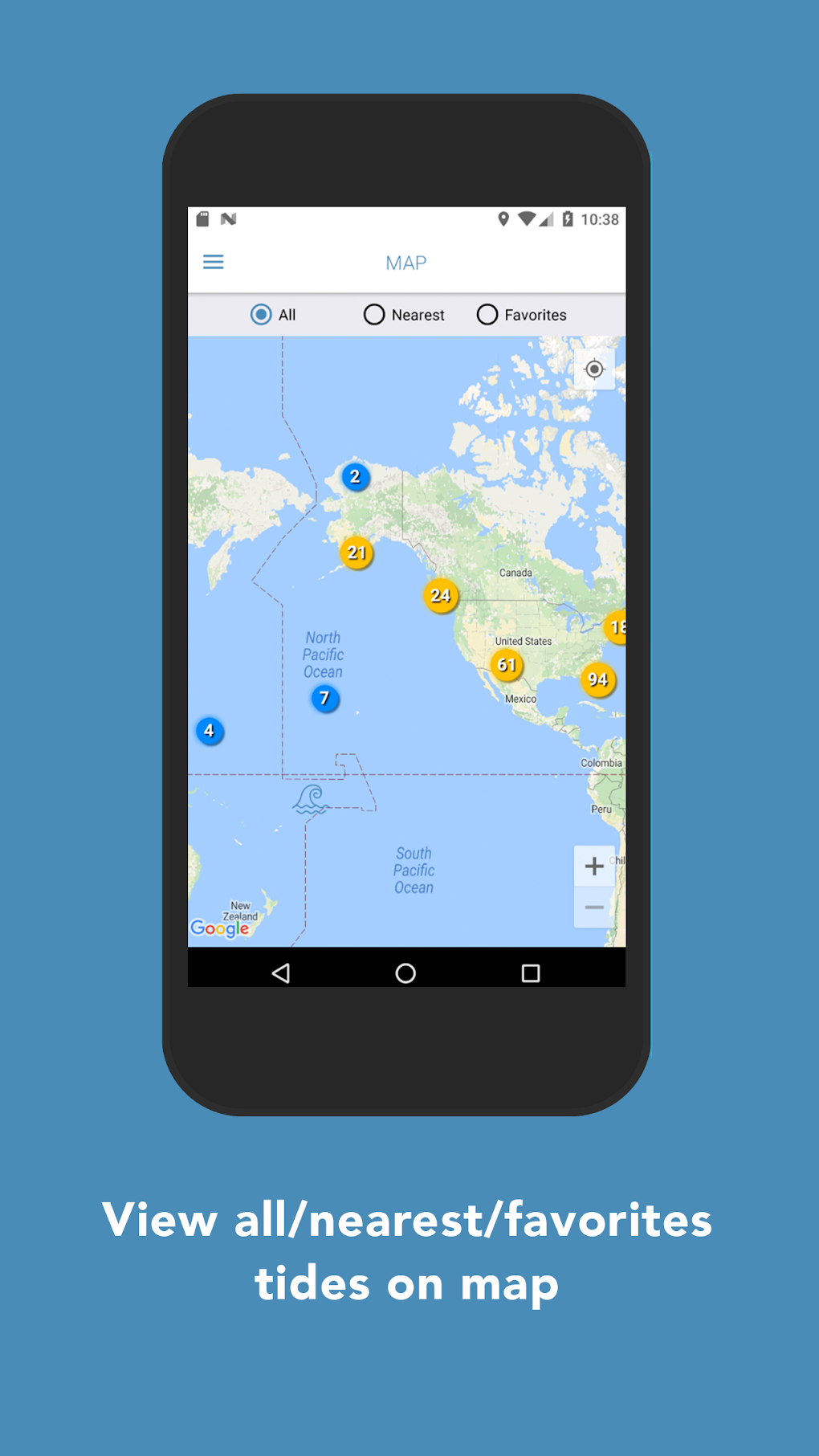 NOAA Tides Live Observation for Android - Download