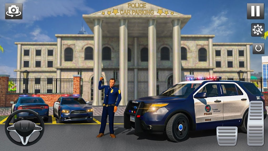 Police Spooky Jeep Parking 3D for Android - Download