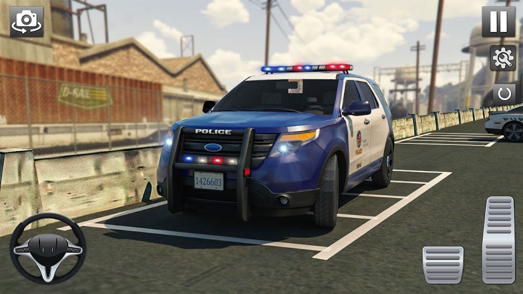 Police Spooky Jeep Parking 3D for Android - Download