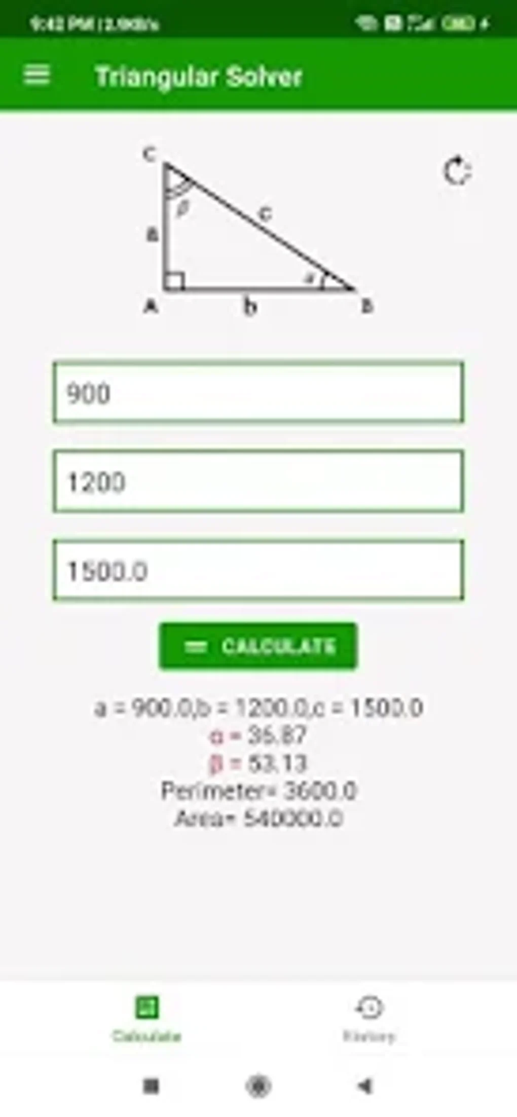 Triangle solver for Android - Download