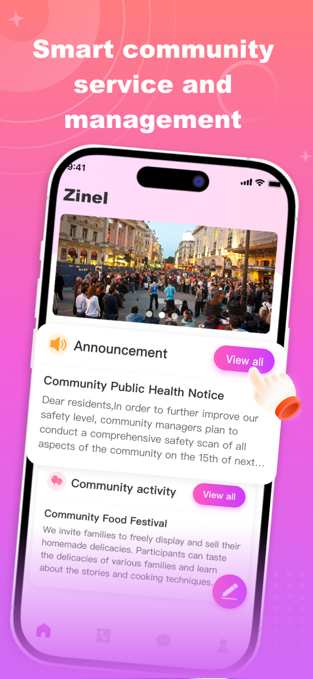 Zinel - Community Manage para iPhone - Descargar