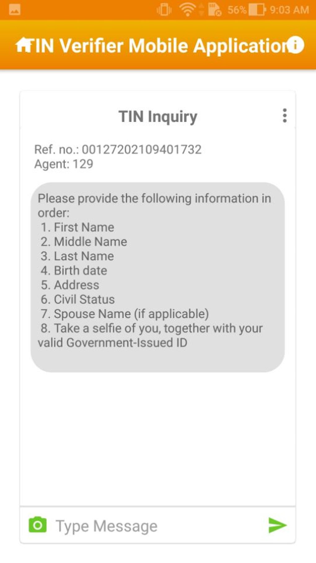 TIN Verifier Mobile Applicatio for Android - Download