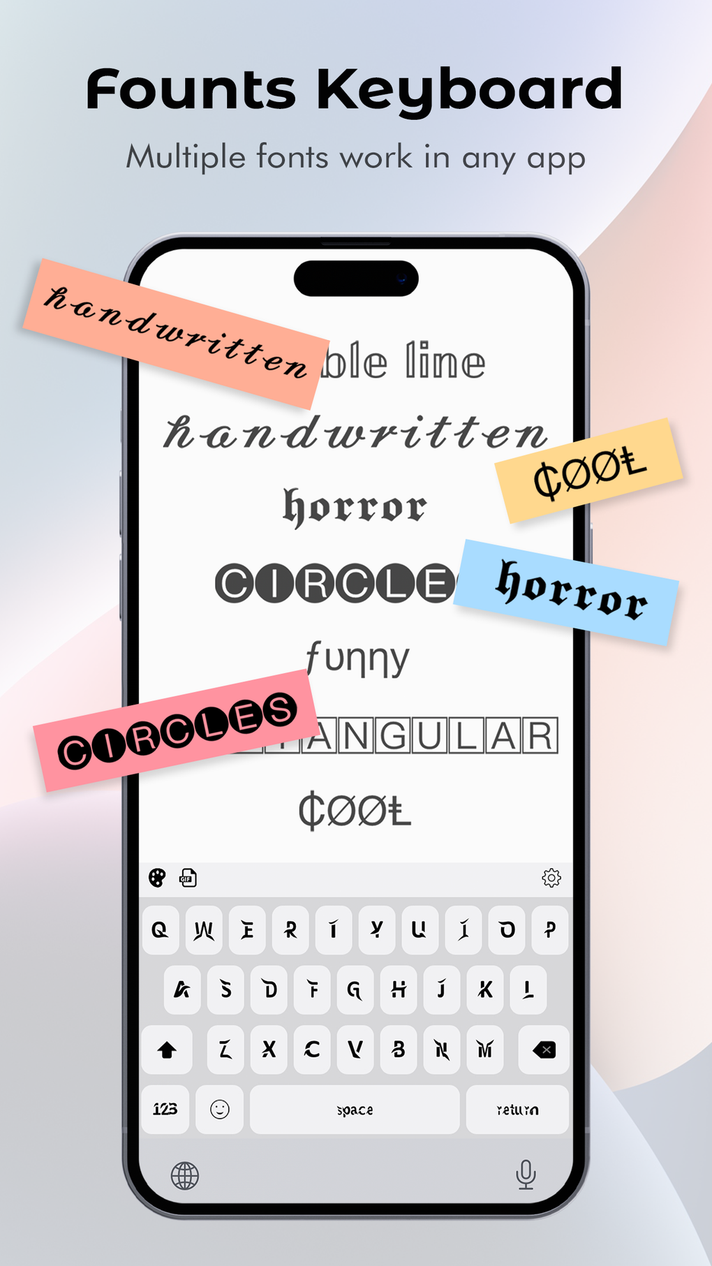 Fonts Photo: Custom Keyboard para iPhone - Descargar