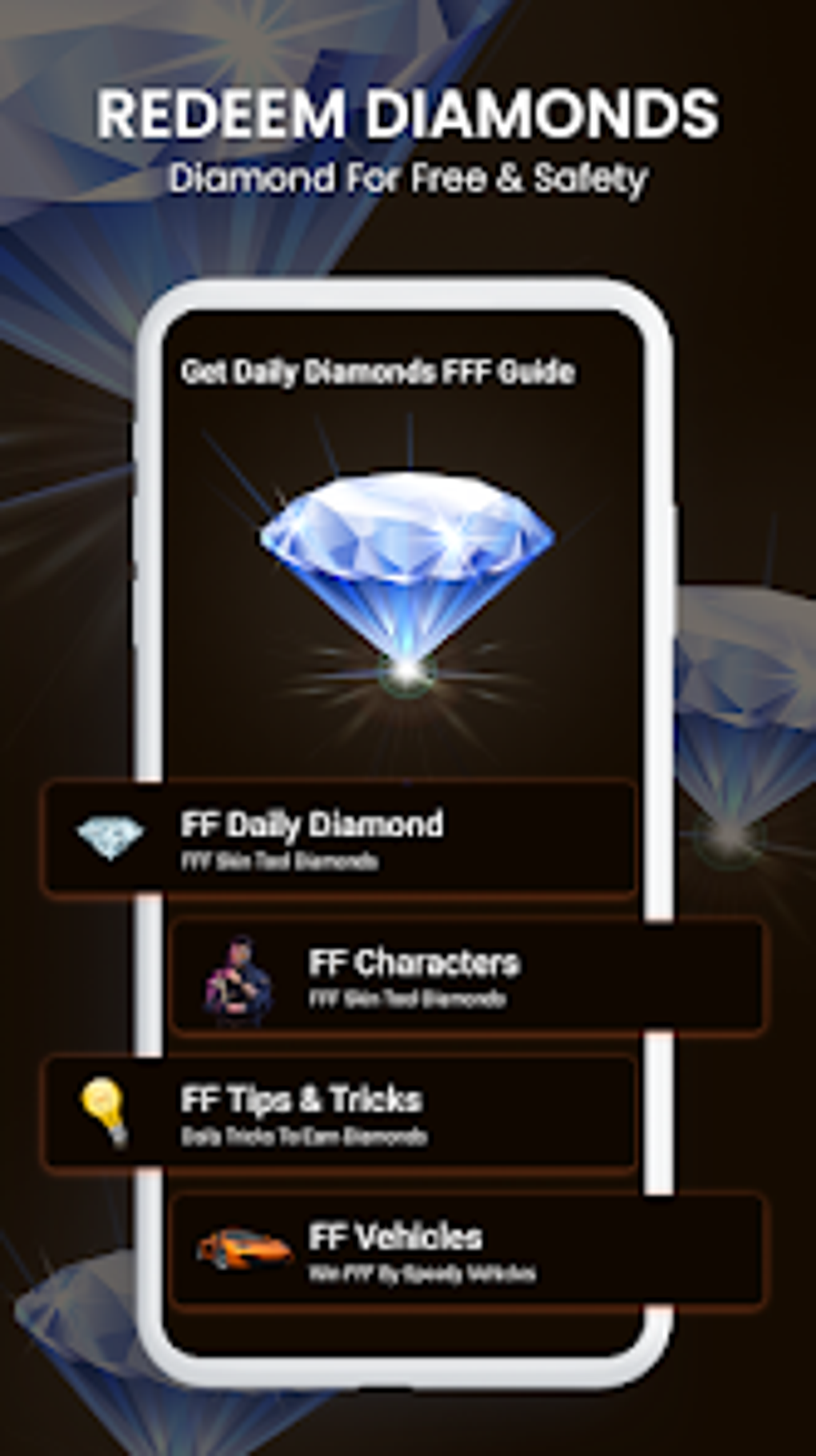 Get Daily Diamonds FFF Guide para Android - Descargar