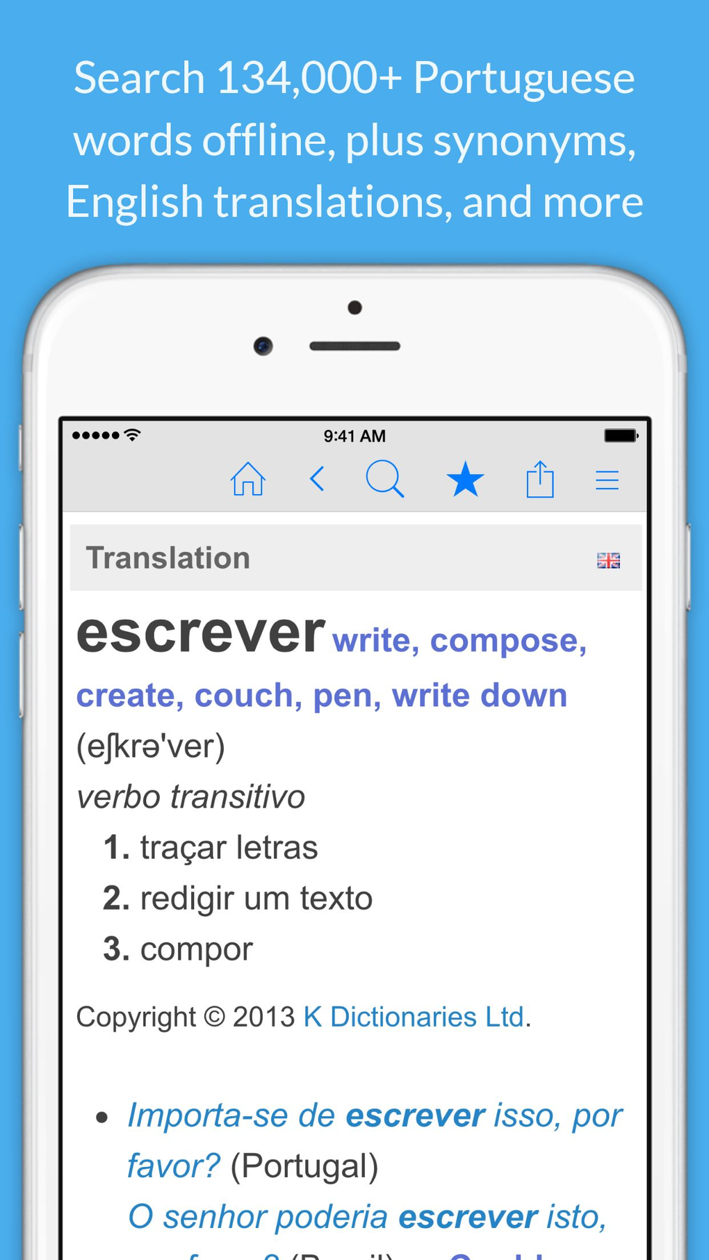 Portuguese Dictionary. for iPhone - Download