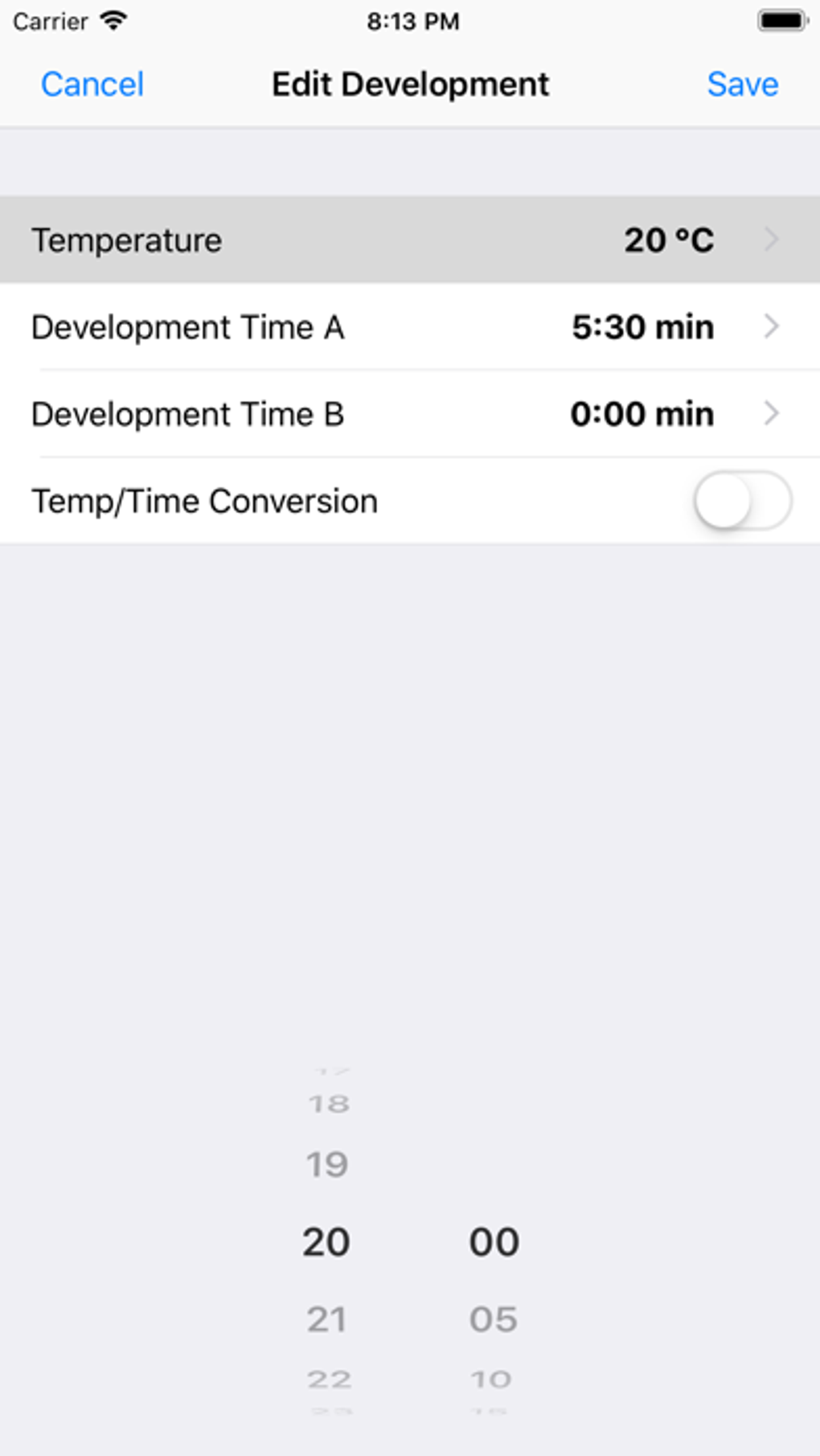 Massive Dev Chart Timer para iPhone - Descargar