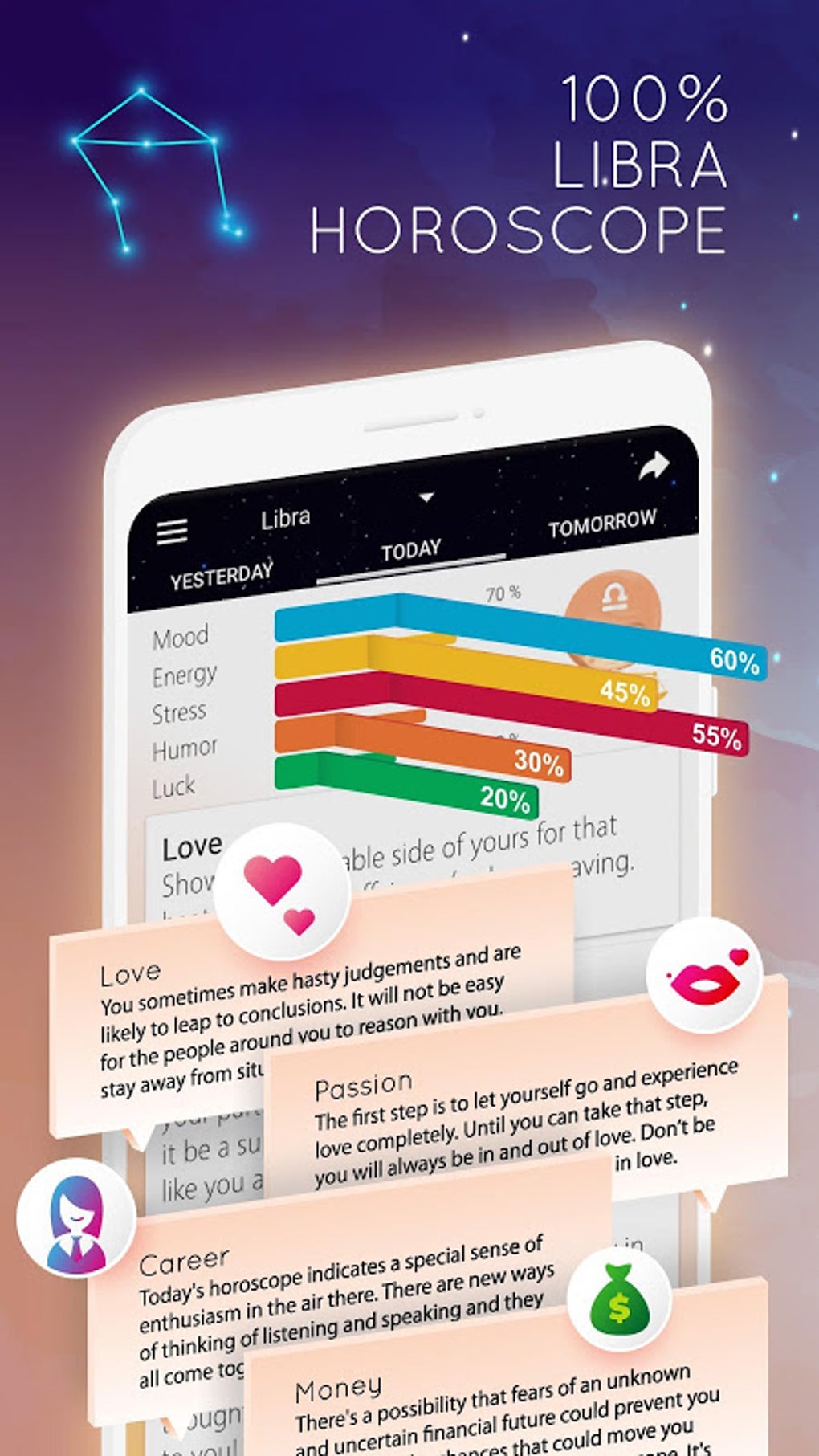 Libra Horoscope ♎ Free Daily Zodiac Sign APK for Android - Download