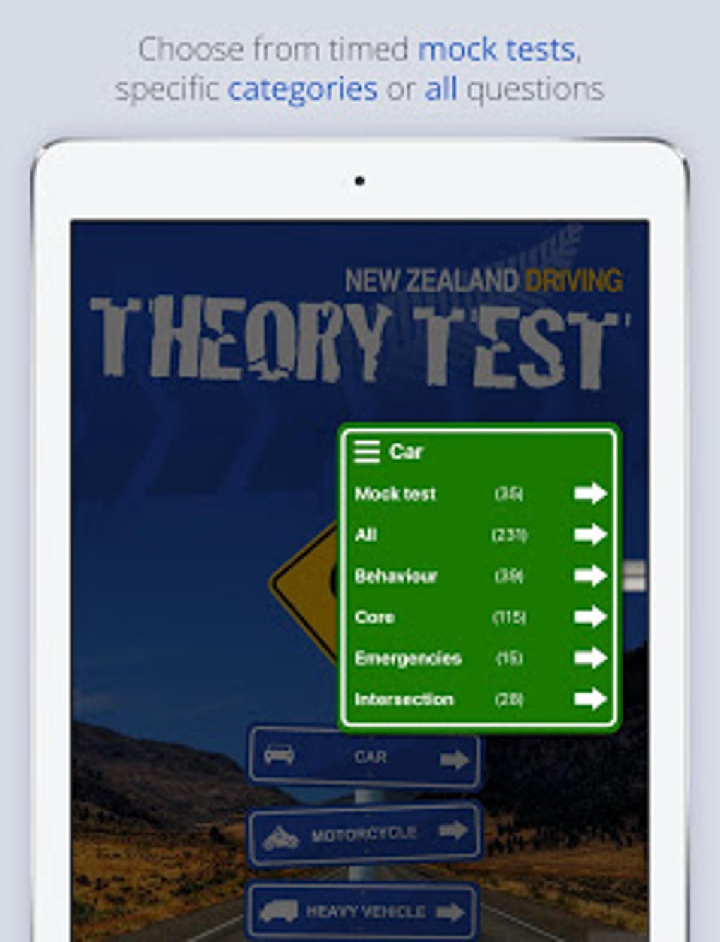NZ Driving Theory Test for Android - Download