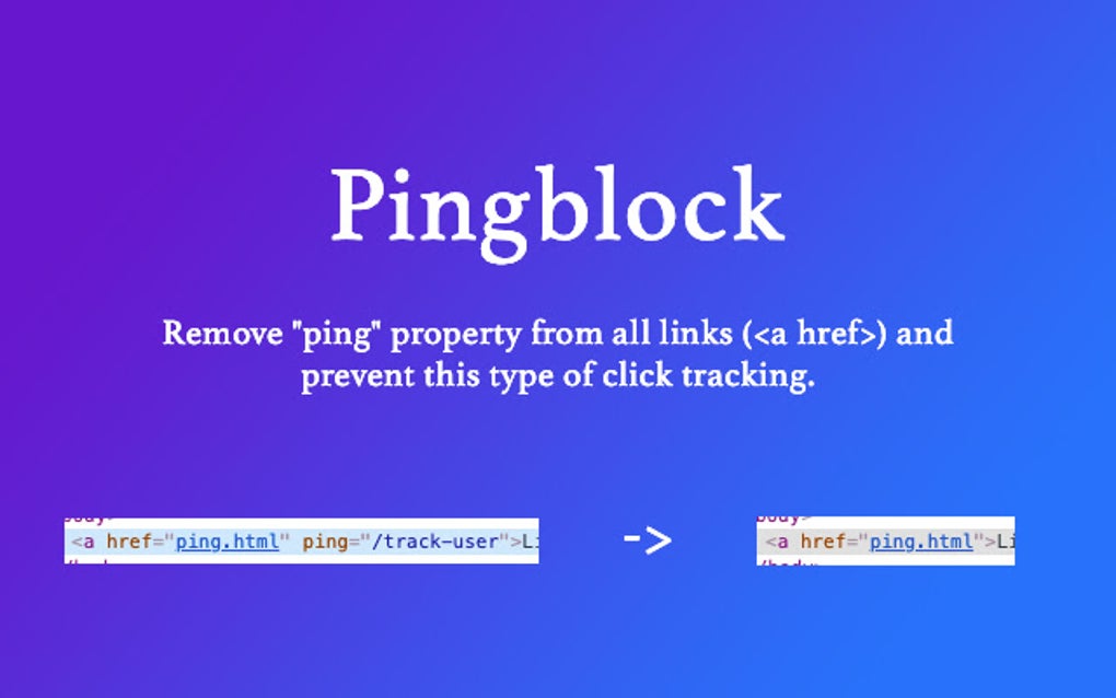 PingBlock for Google Chrome - Extension Download