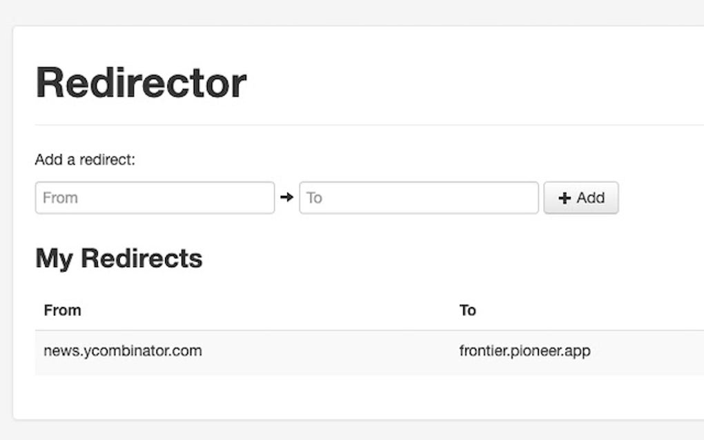 URL Redirector for Google Chrome - Extension Download
