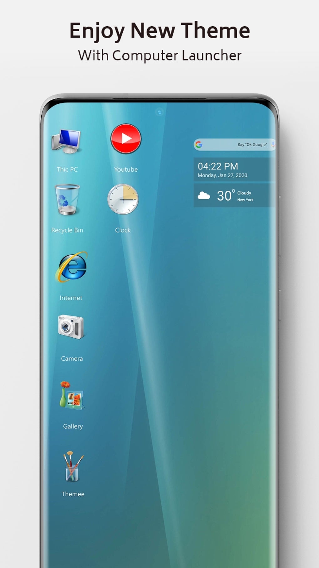 Android Vista Theme For Launcher 