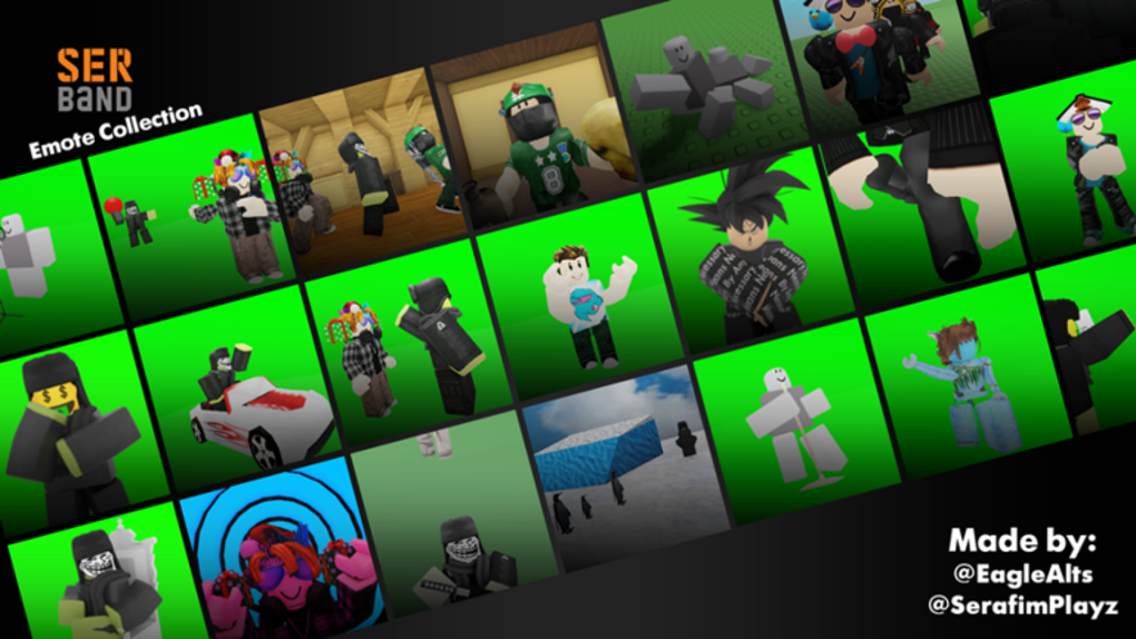 RED FLAGS SerBand Emote Collection for ROBLOX - Game Download