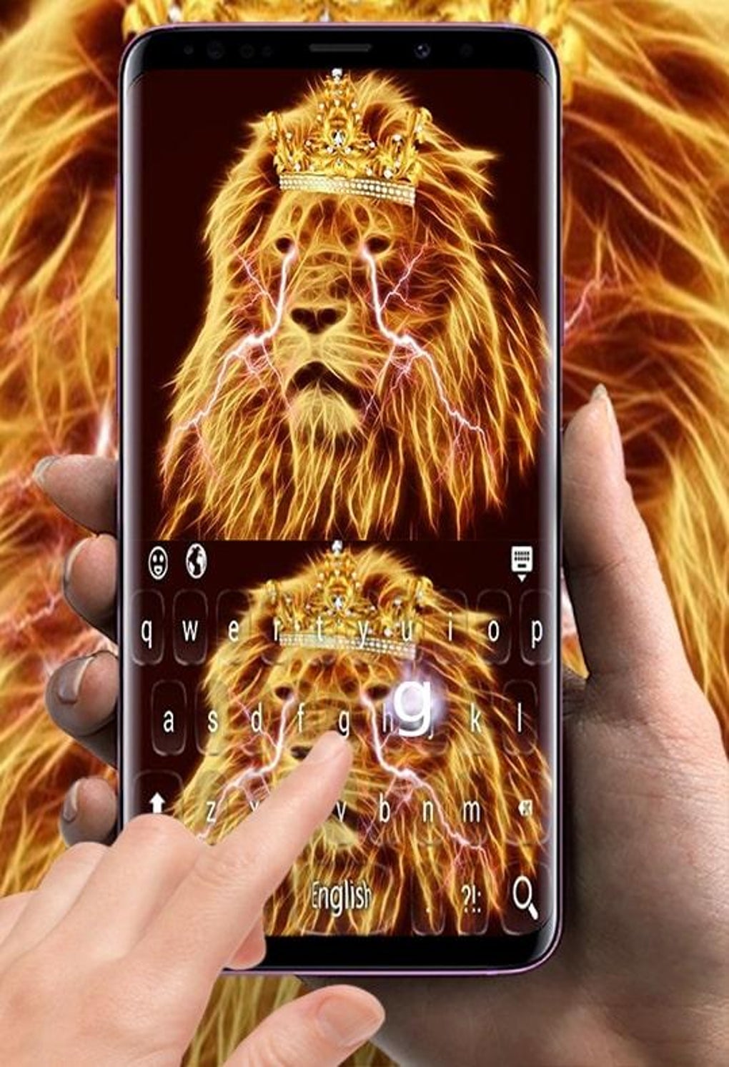 Lightning Lion king Keyboard for Android - Download