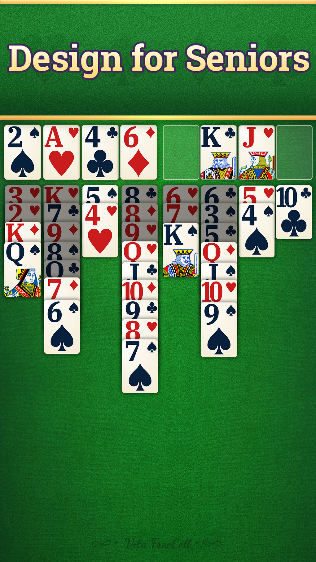 Vita FreeCell Big Card Game For IPhone Vita FreeCell Big Card Game For IPhone