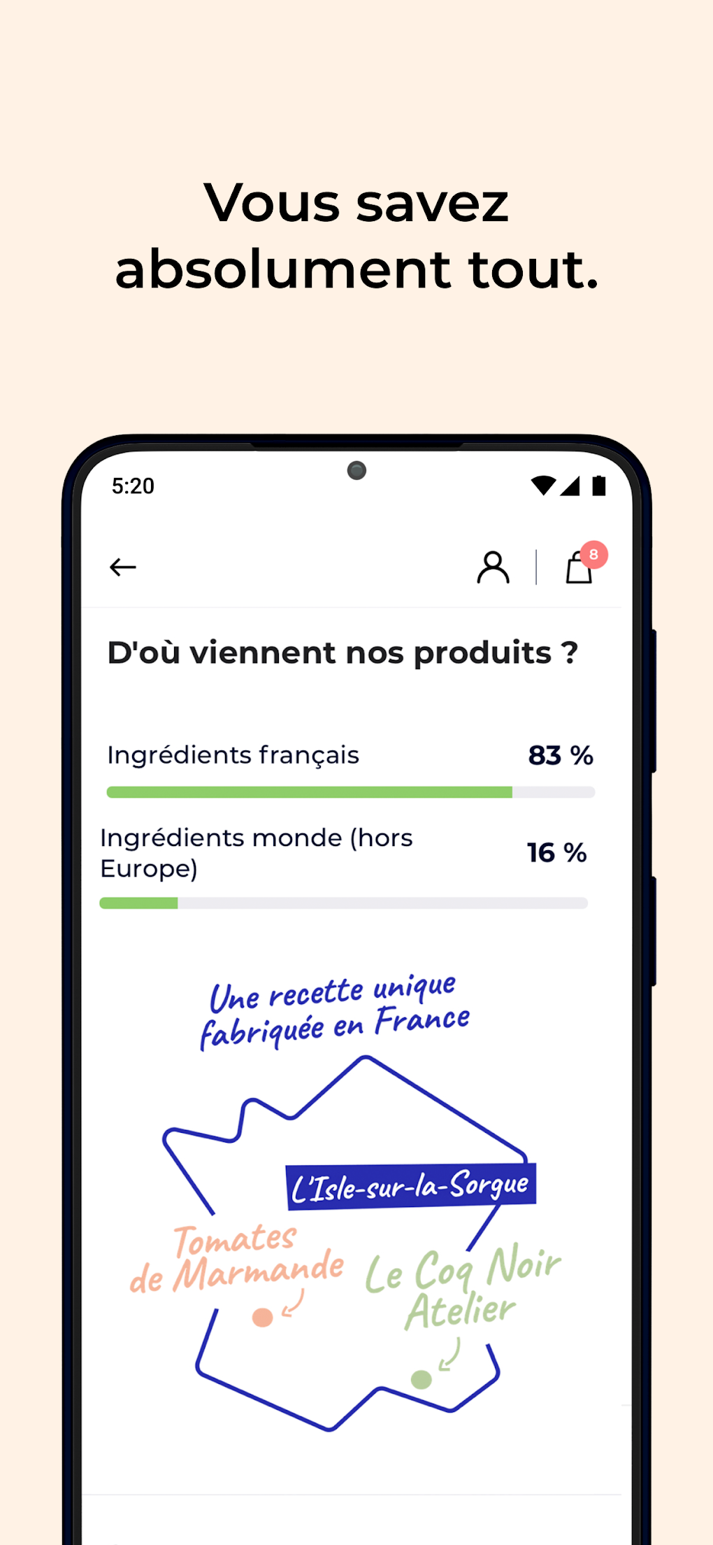Omie Cie - Livraison courses para Android - Download